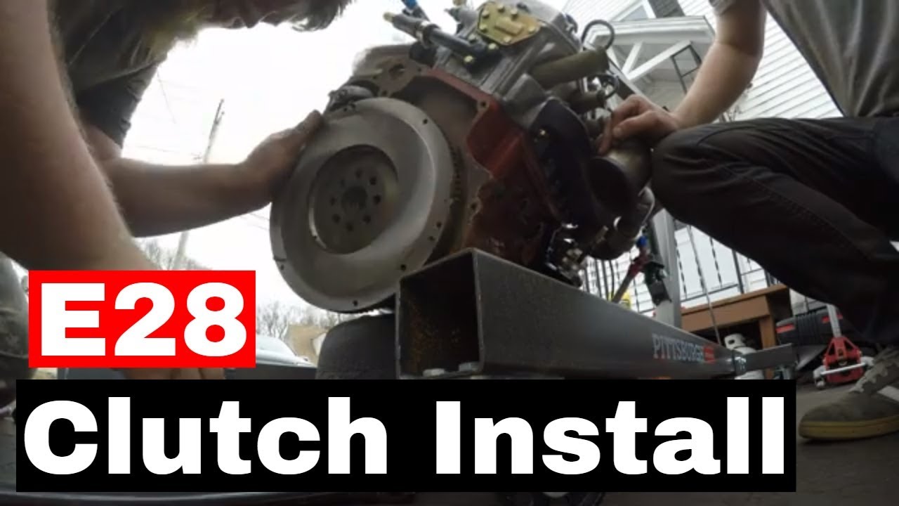 E28 clutch install - YouTube