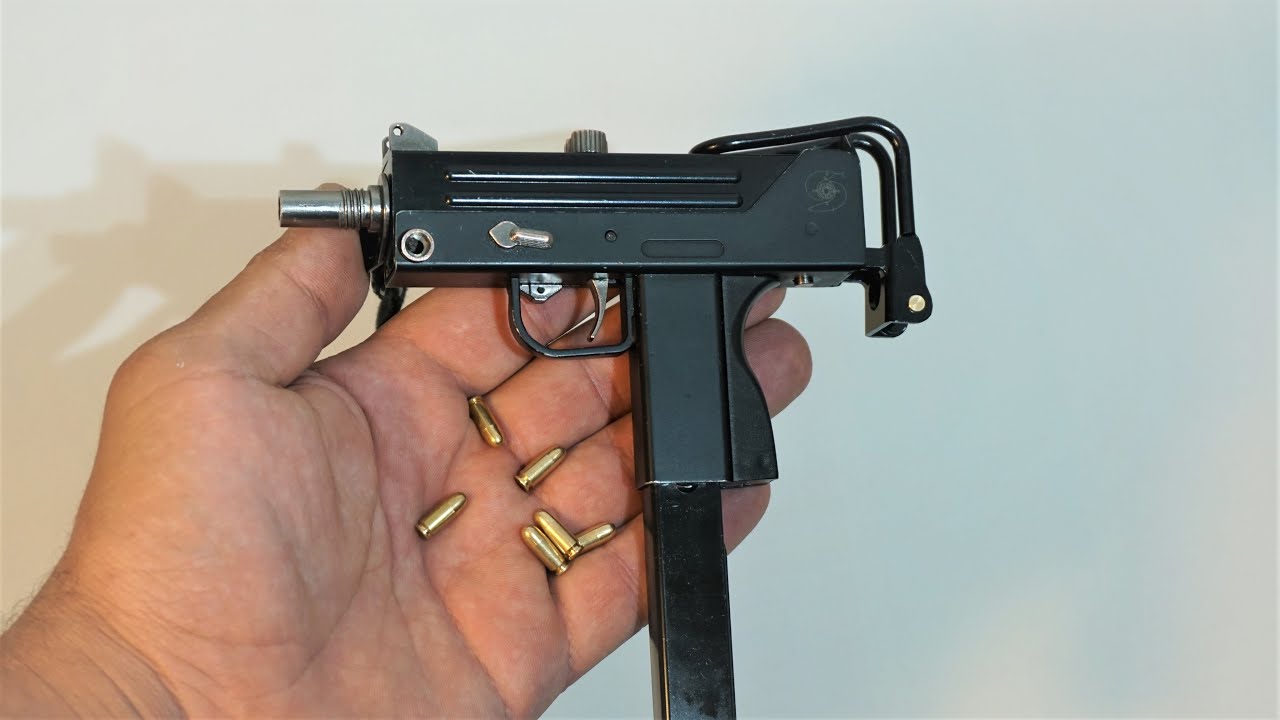 Miniature Ingram MAC-10 in 1/2 scale - YouTube