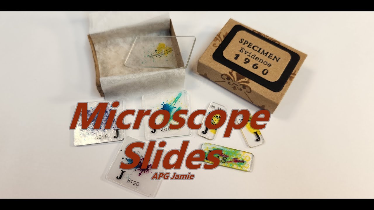 Faux Microscope Slides a How To - YouTube