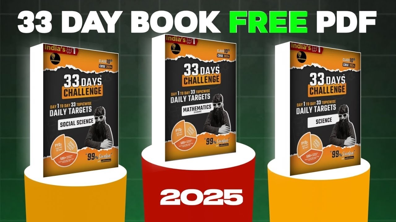 Padhle Akshay 33 Day book Challenge Class 10 Review|33 day challenge ...