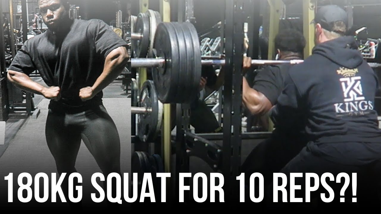 180KG SQUAT PR | BEST LEG EXERCISES | LEG DAY MOTIVATION - YouTube
