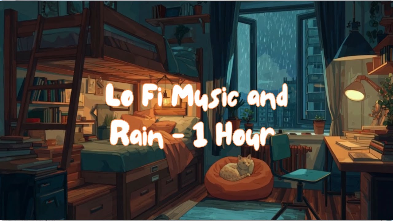1 Hour Lo Fi Music In Calm Rain , Relaxing and Stress Relief - YouTube