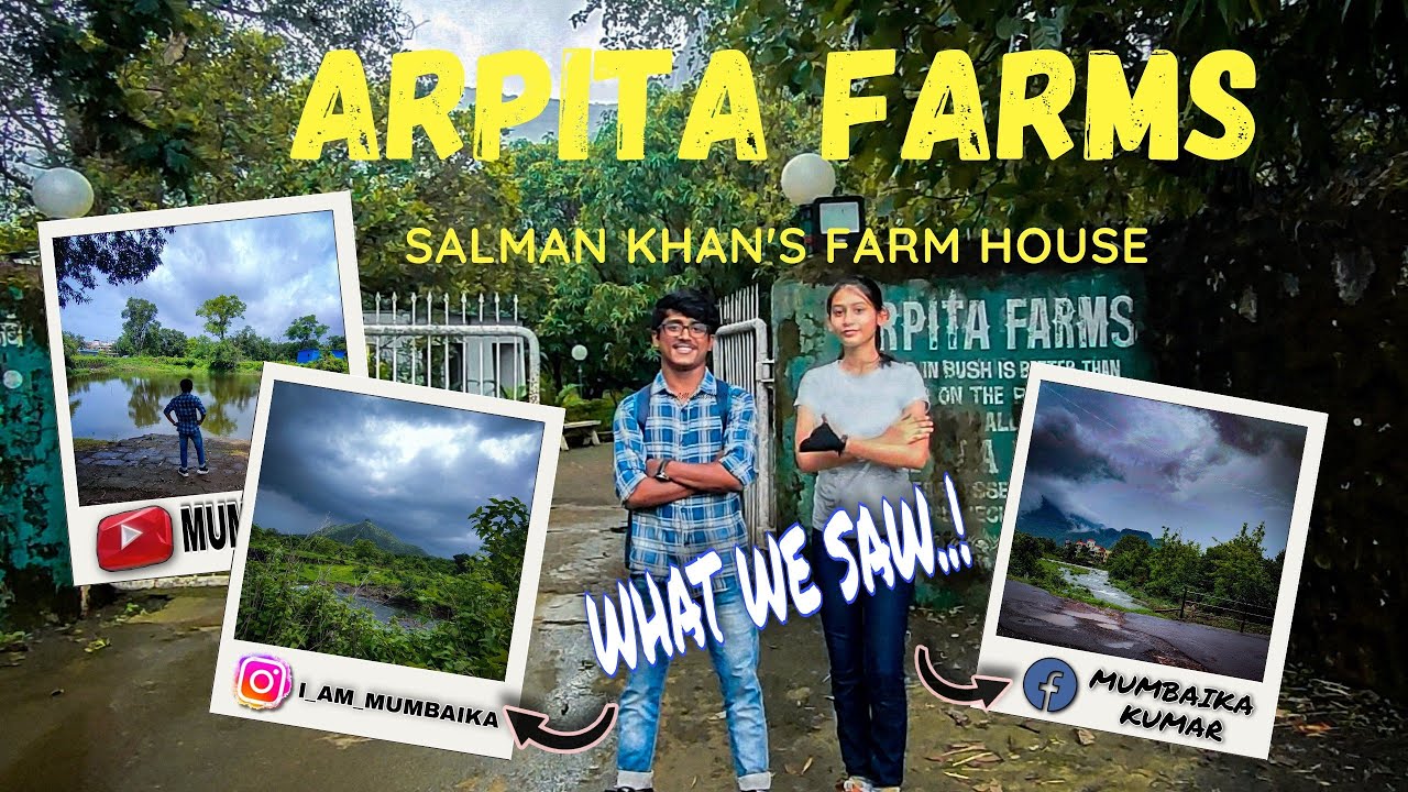 SALMAN KHAN'S FARM HOUSE ( ARPITA FARMS ) BEAUTIFUL LOCATION LOVE IT 😘 ...