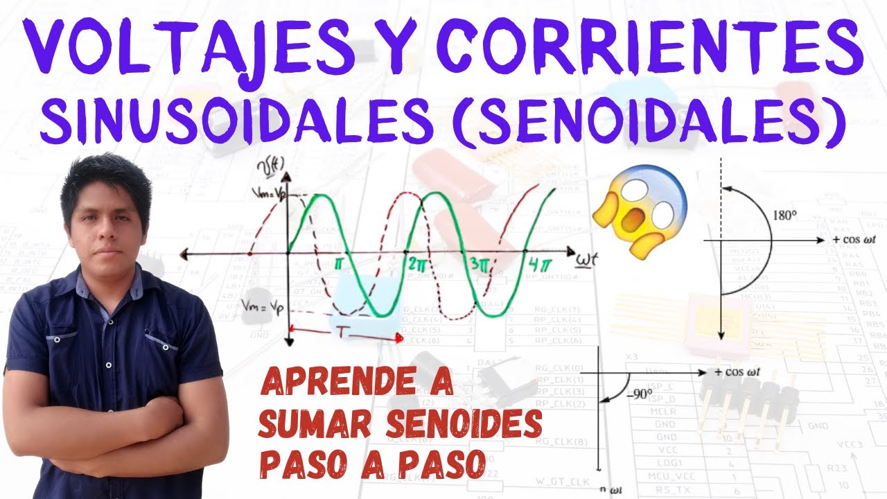 SENOIDES en CORRIENTE ALTERNA [SEÑAL SINUSOIDAL] 💥 Aprende a SUMAR ...