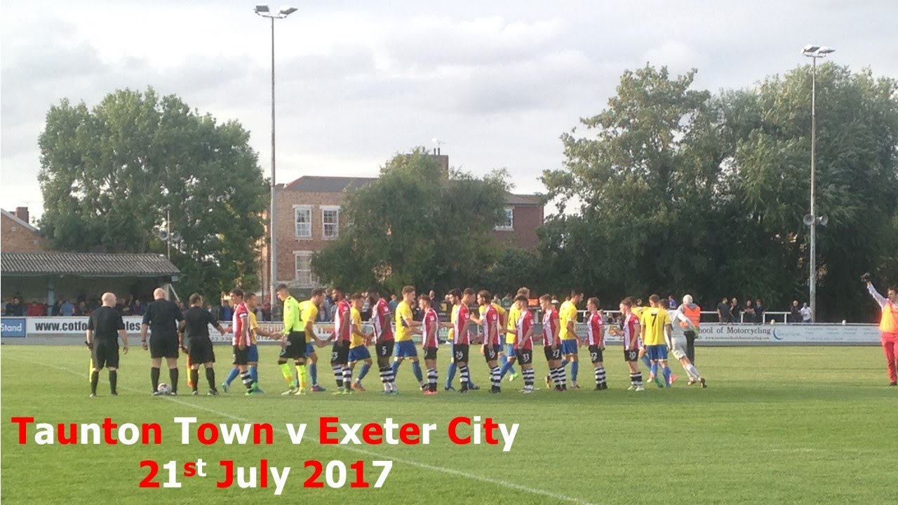 Taunton Town v Exeter City | Viridor Stadium - YouTube
