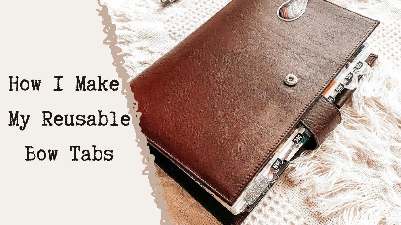 DIY: How I Make Reusable Planner Tabs - YouTube