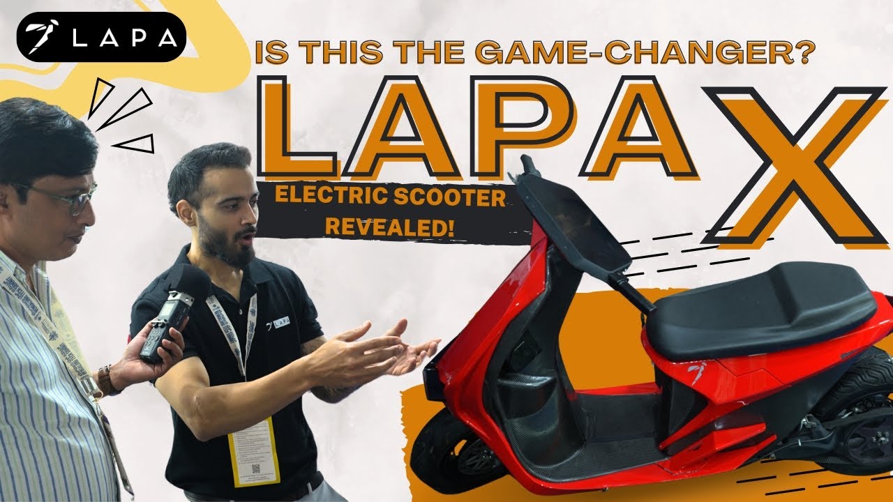Exclusive First Look: Lapa-X Electric Scooter | Gizmo India Reviews the ...