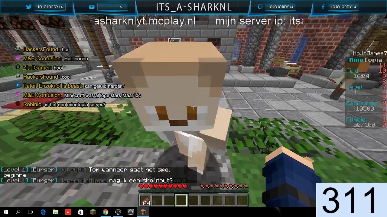Minecraft! op mijn eigen server+ staff gezocht - YouTube