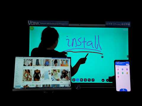 Vdink scheda online personalizzata per l'insegnamento, scheda digitale maxhub, fabbrica cinese
