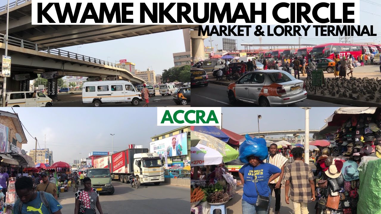 Live from Accra - Kwame Nkrumah Circle Avenue | Ghana Dubai - YouTube
