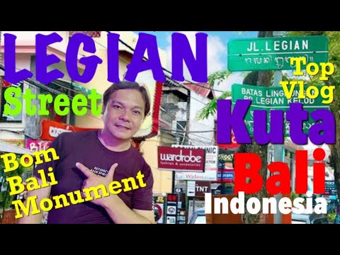 THE EXCITING OF LEGIAN STREET BALI AT NIGHT - Full Street Tour - YouTube