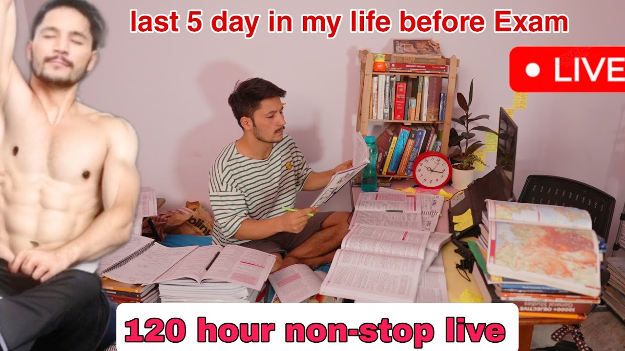 24 HOUR Non-Stop Study Session Live For 5 days | Pomodoro Technique | Study, Workout & Chat ...