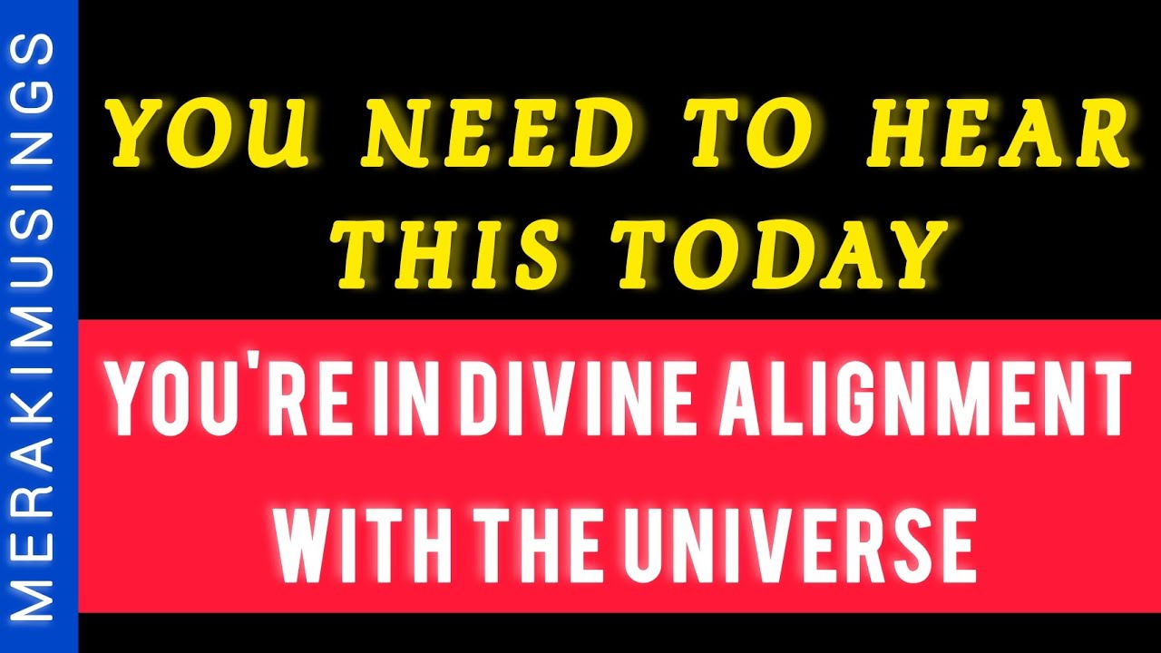If you see this you're in Divine Alignment with the Universe - YouTube