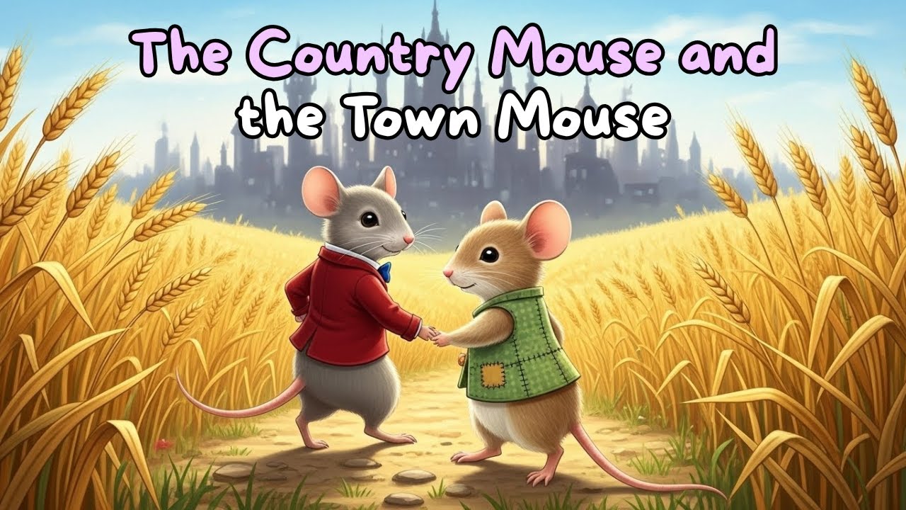 The Country Mouse and the Town Mouse | English Story | Moral Story with ...
