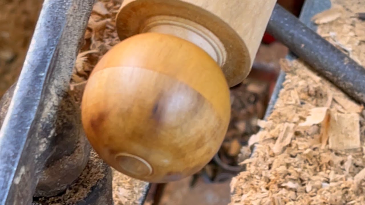 How to make ball of wooden - YouTube