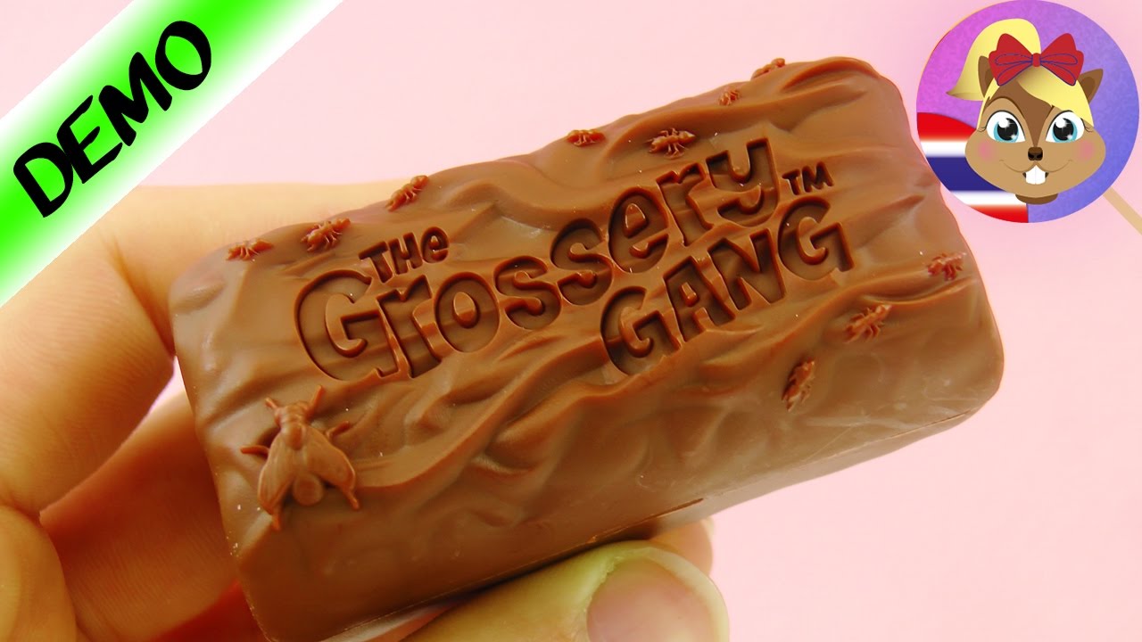 แกะกล่องขนมของเล่น ช๊อกโกแลต ครัสตี้ | Chocolate Crusty ขนมของเล่นจาก ...