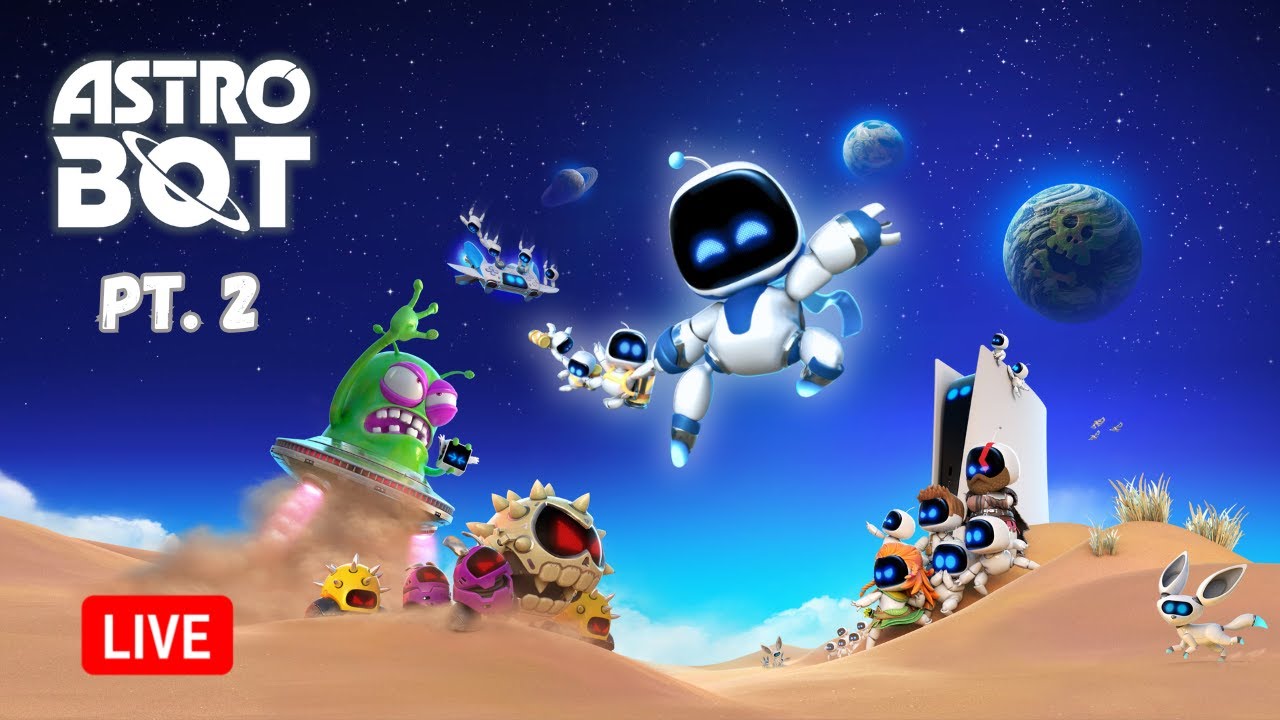 🔴LIVE - Time to take down the OctoBOTS || Astro Bot || Mlln Stream #175 ...