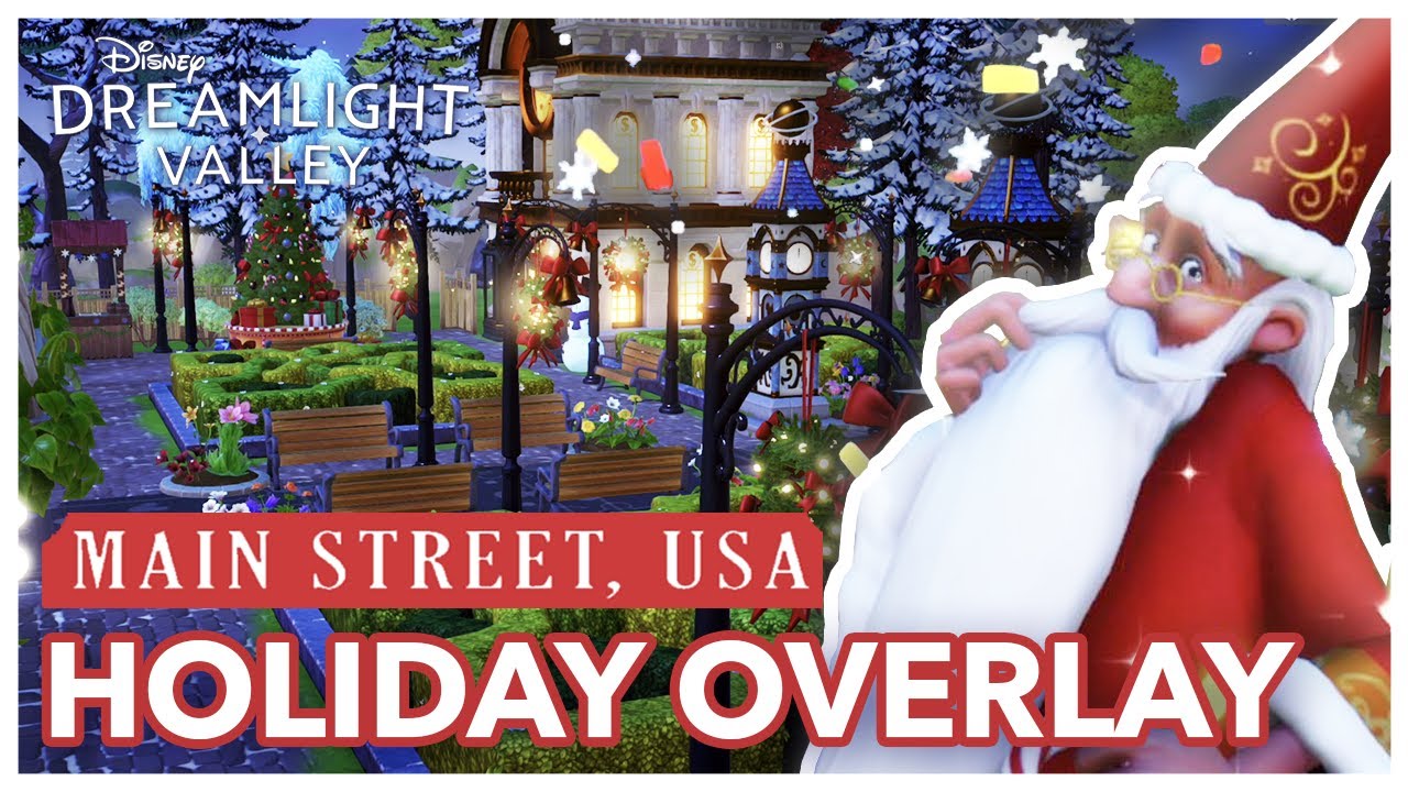 Building a HOLIDAY OVERLAY for MAIN STREET, U.S.A. in Dreamlight Valley ...