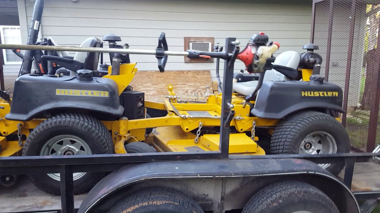 2017 lawn care set up - YouTube