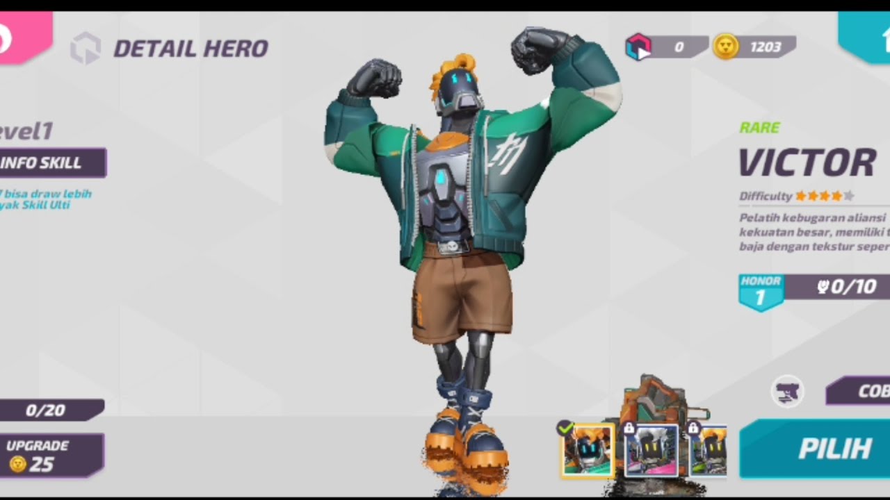 T3 ARENA GAMEPLAY || HERO VICTOR - YouTube