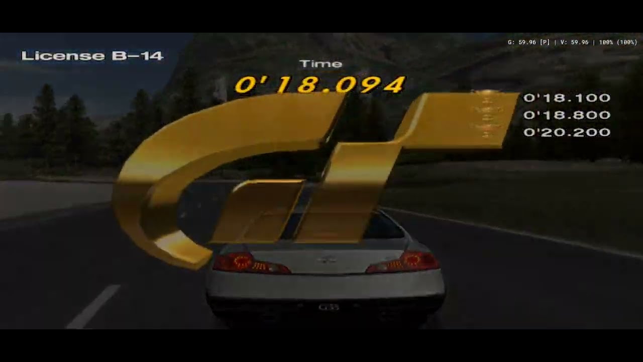 Gran Turismo 4 - License Test B-14 Going For Gold Ending(AetherSX2 HD ...