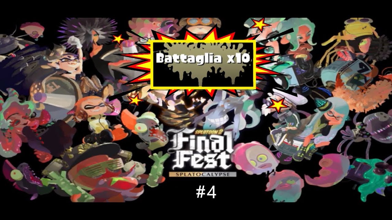 Splatoon 2 - Splatocalypse #4, 10x battles - YouTube