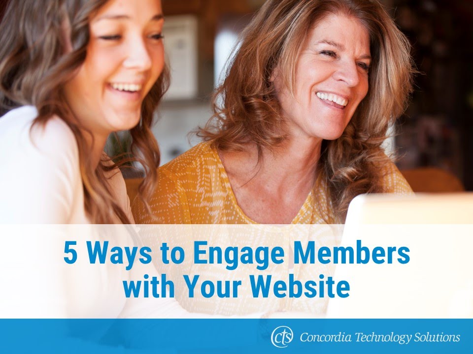 5 Ways to Engage Members with Your Website - YouTube