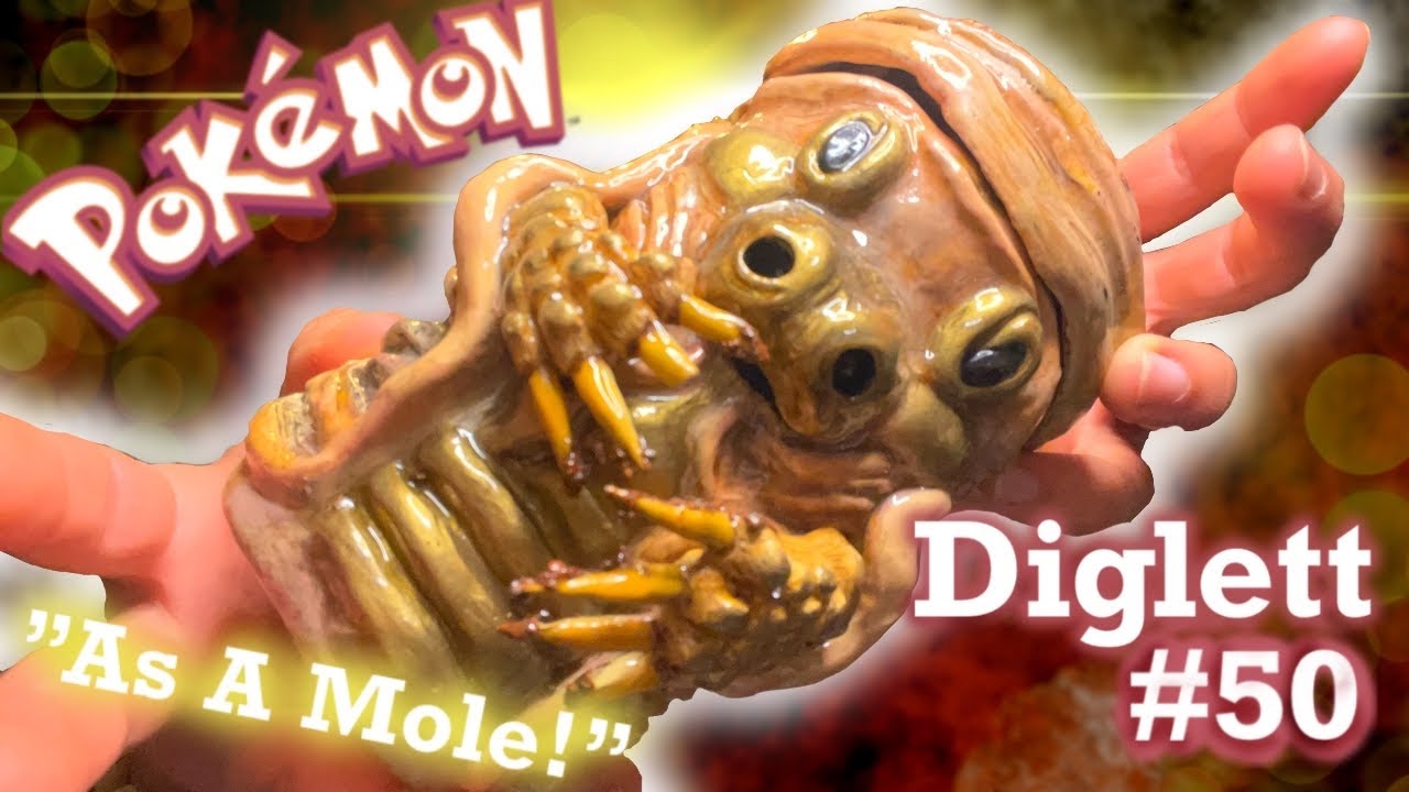 Pokémon Diglett As A Mole? - Mole Diglett Pokémon Diorama Painting ...