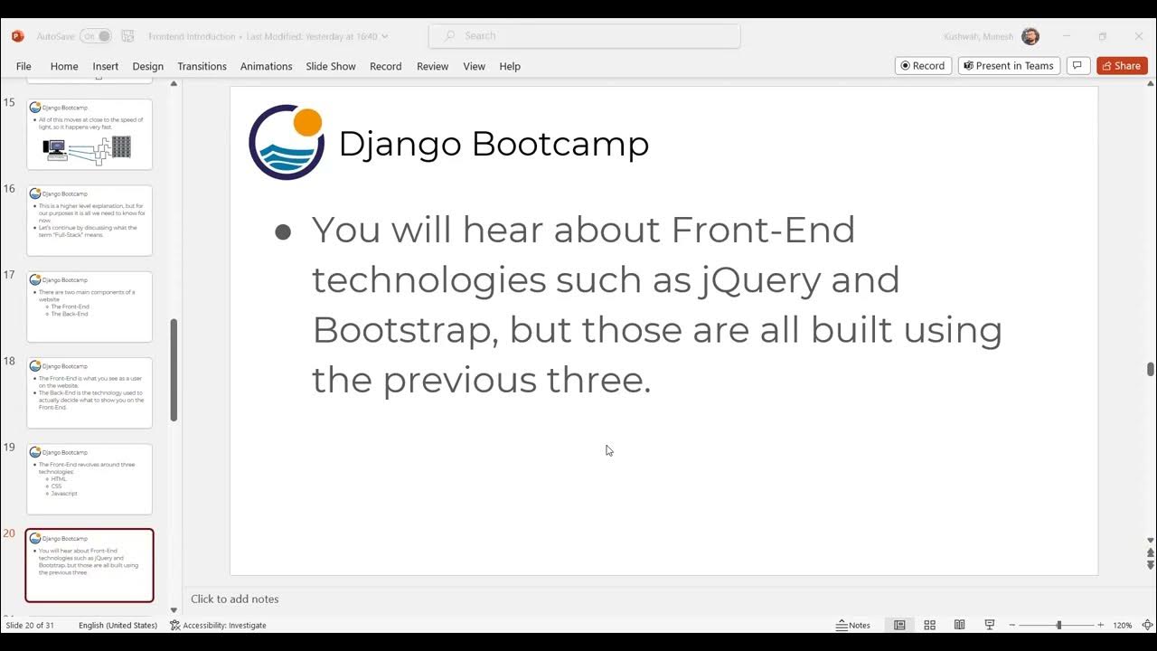 Introduction To Html In Python Django Course Youtube 1408