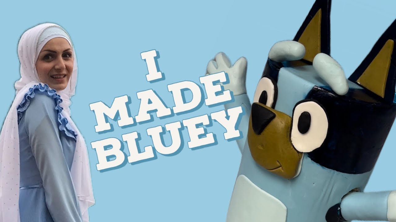 How I made Bluey (or maybe more like chewy 😂🙈) - YouTube