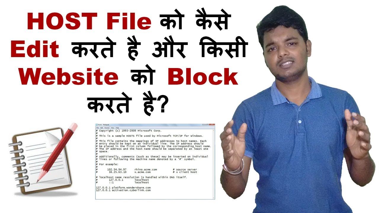 How To Edit Host File In Windows 10 8 8 1 7 And Block Any Website Without Any Software In How To Edit Host File In Windows 10 8 8 1 7 And Block Any Website Without Any Software In