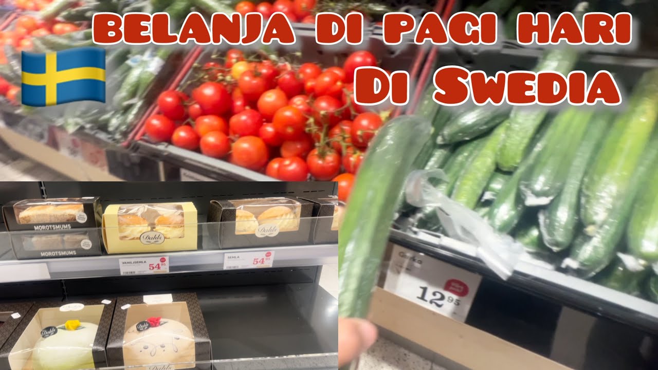 VLOG IN SWEDEN ||BELANJA SAAT MUSIM DINGIN DI SWEDIA 🇸🇪 - YouTube