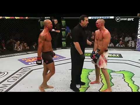 Rory MacDonald vs Robbie Lawler staredown