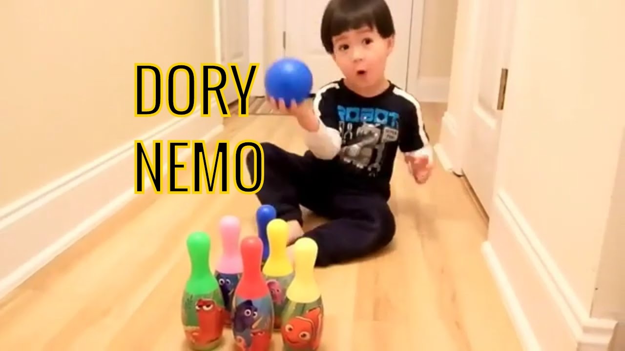 Dory Nemo Bowling Pins fun super cool awesome kids video - YouTube