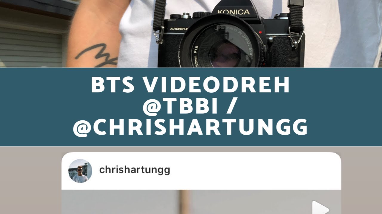 VLOG V14 - 2020 KW37 // BTS CHRIS HARTUNG VIDEO FÜR @TBBI - YouTube