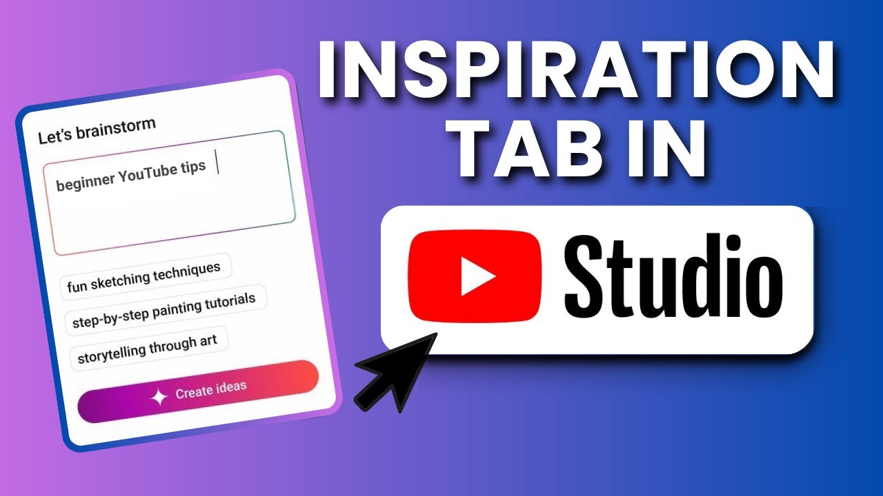 Inspiration Tab in YouTube Studio - YouTube