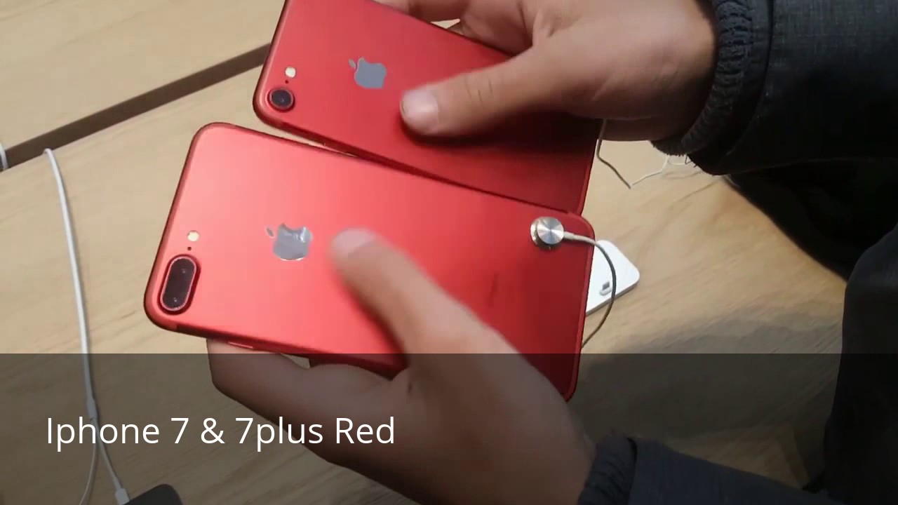 Iphone 7 Red - iphone 7 Red Review - YouTube