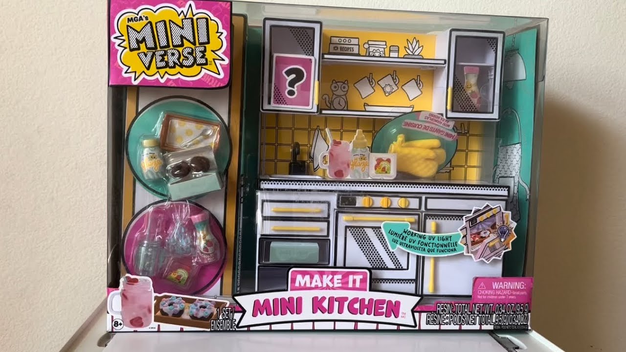 [MiniVerse Unboxing] Make It Mini Kitchen - YouTube