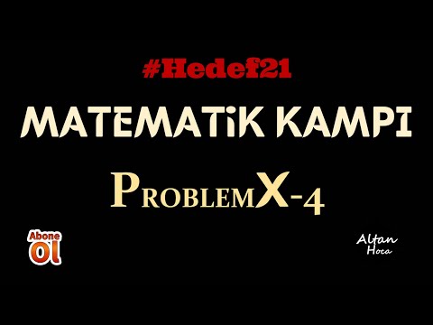 KPSS-DGS-ALES │ProblemX - 4│2021 Konu Anlatımları