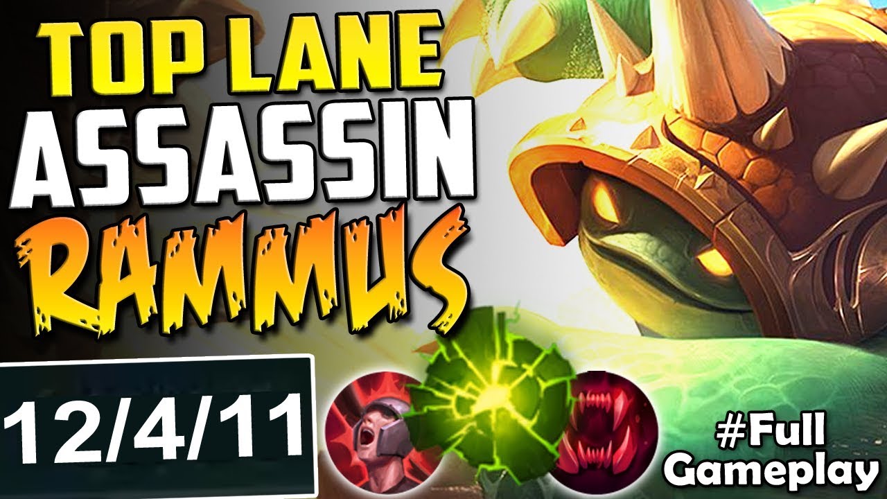 TOP LANE ASSASSIN RAMMUS | New Runes Rammus vs Wukong TOP BUILD ...