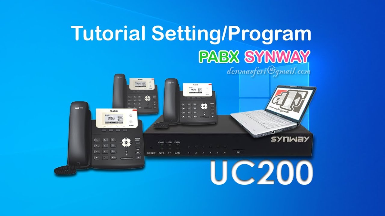 Tutorial Setting Program IP PBX Synway UC200 - YouTube