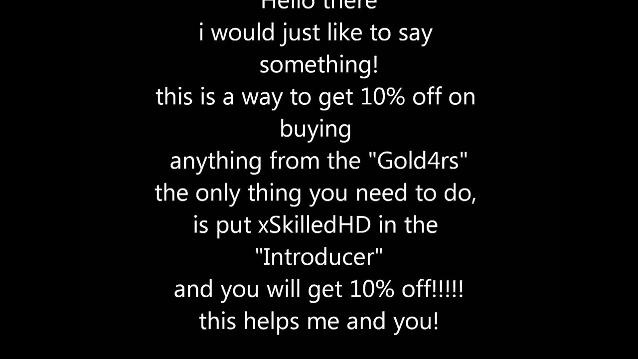 How To Get 10 Off On Gold4RS dott com YouTube how-to-get-10-off-on-gold4rs-dott-com-youtube