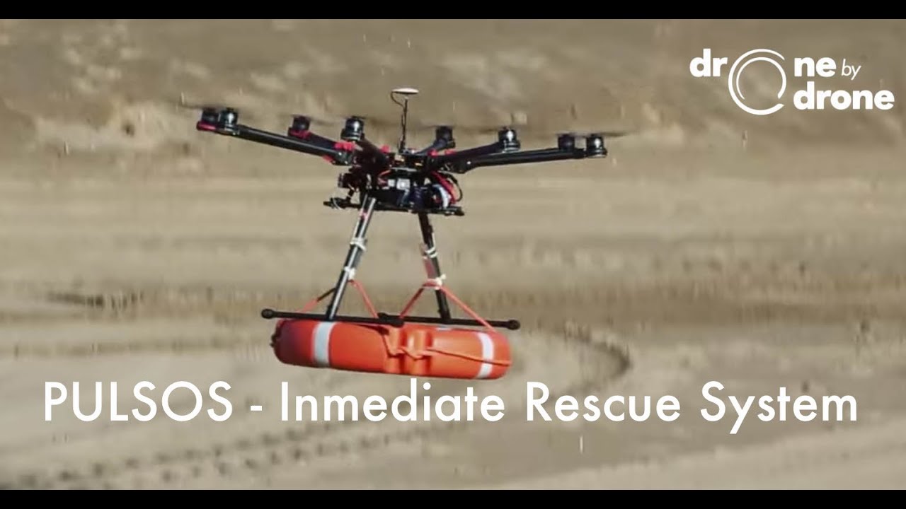 PULSOS Lifeguard Rescue System Drone by Drone Baywatch | Drone by Drone ...