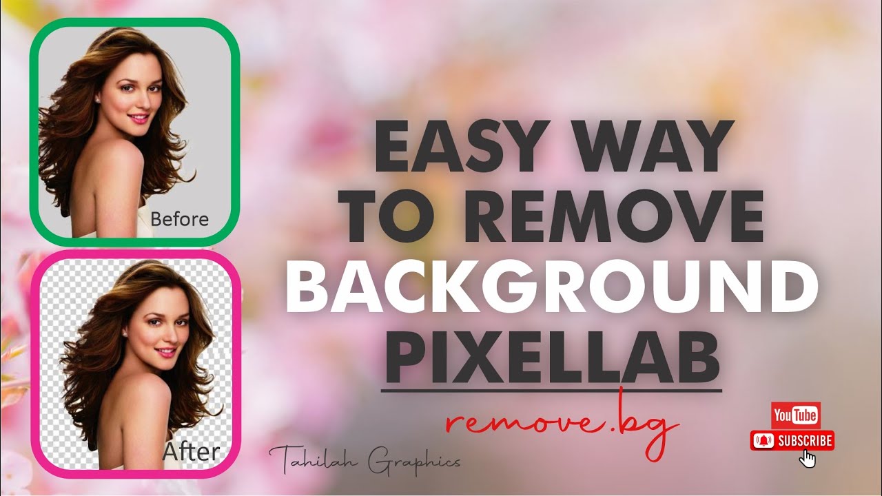 EASY WAY TO REMOVE BACKGROUND FROM IMAGES (PIXELLAB/REMOVE.BG) - YouTube