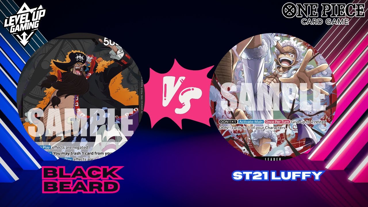 OPTCG Locals | Black Beard VS ST21 Luffy | May 2025 - YouTube