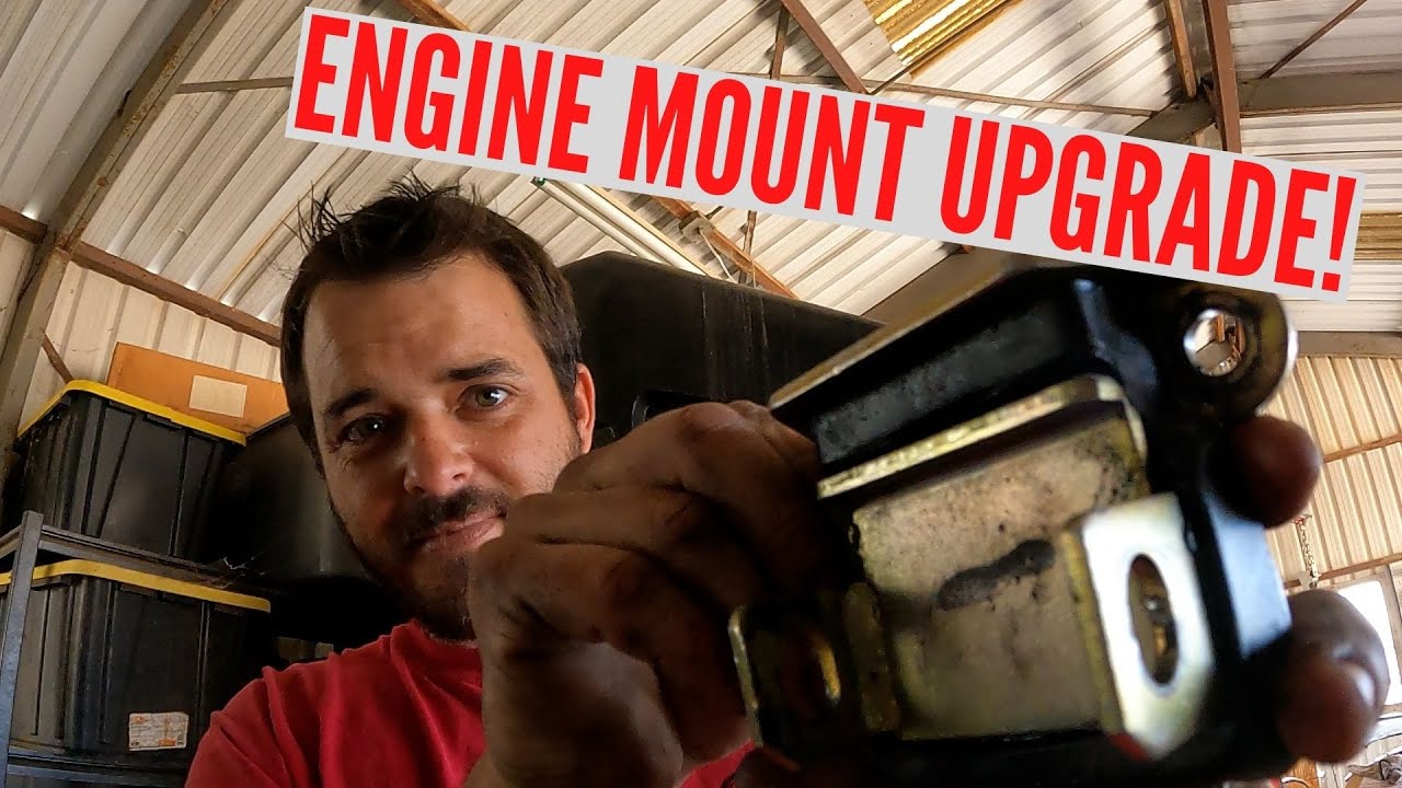 Upgrading an abused engine mount on a C3 Corvette. - YouTube