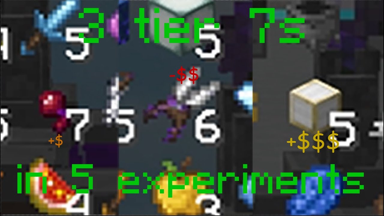 3 TIER 7S IN 5 EXPERIMENTS! (Hypixel Skyblock Moments #9) - YouTube