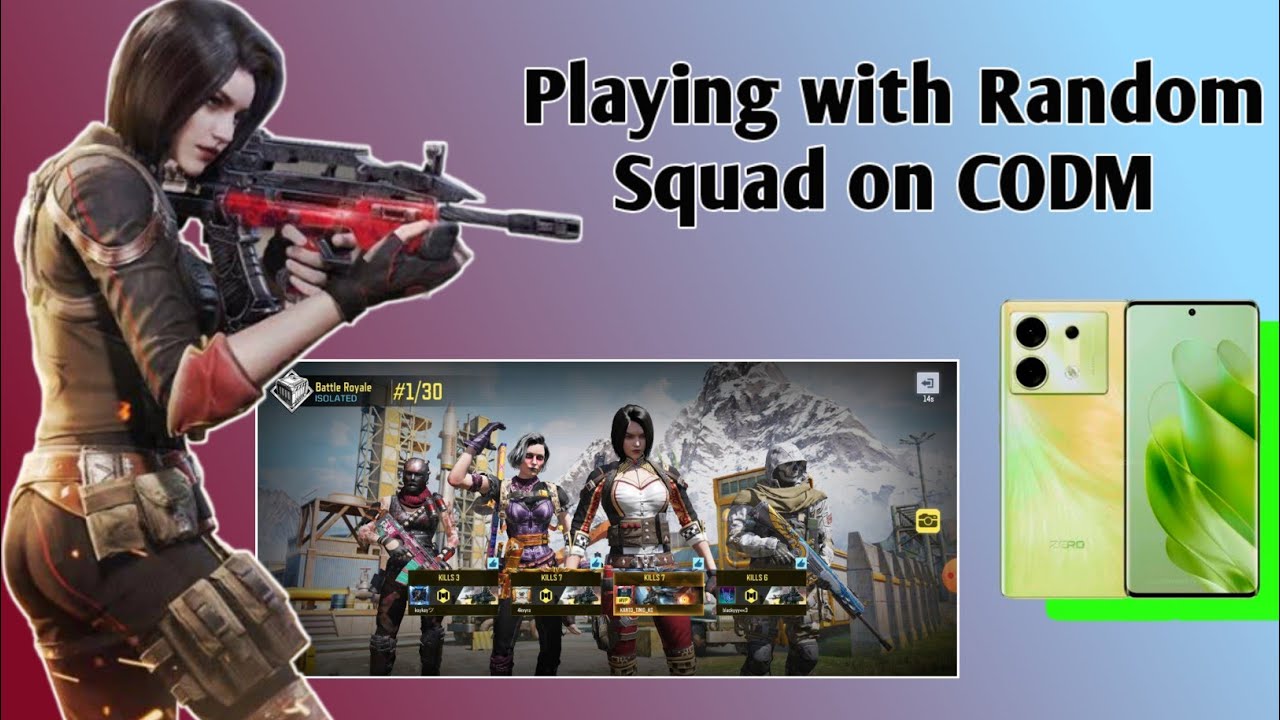 Call of Duty Mobile Playing With Random Squad - Is it really that bad? - Infinix Zero 30 5G ...