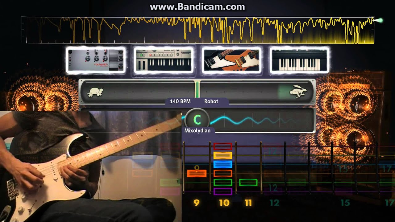 Rocksmith Session (Cartridge Core Band - C Mixolydian Scale) - YouTube
