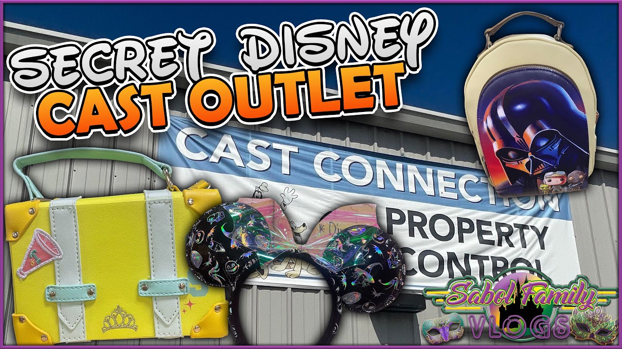 SECRET DISNEY CAST OUTLET SHOPPING | Cast Connection & Property Control ...